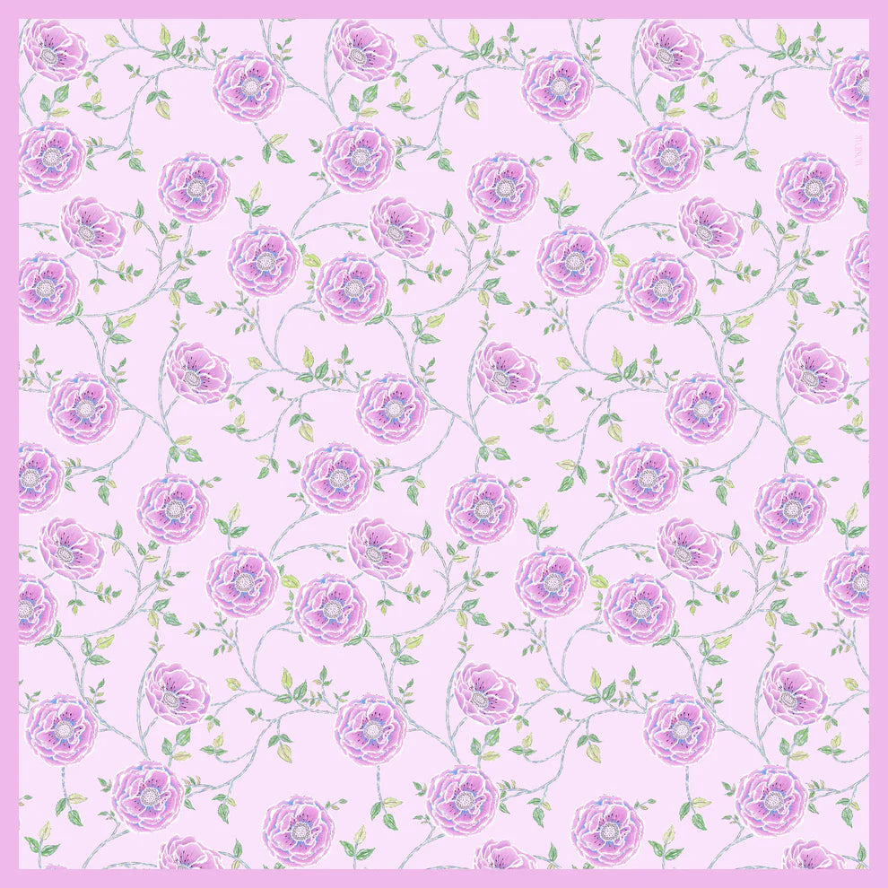 Blush Vegan Silk Scarf – Mae Zae